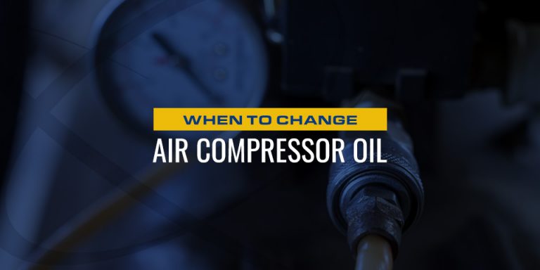 When Should You Change Your Air Compressor Oil?