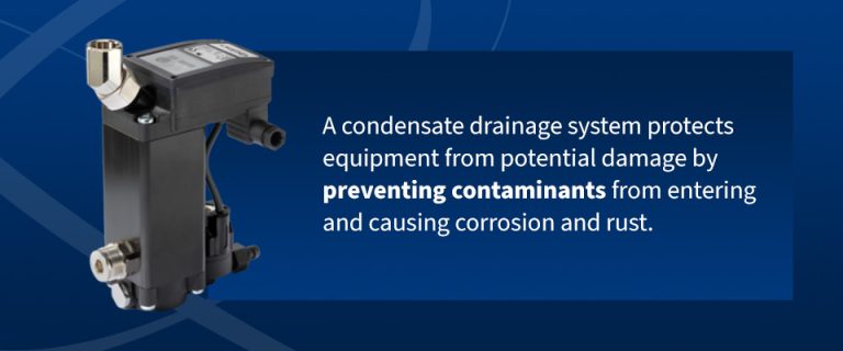 Using Zero-Air Loss Condensate Drains For Efficient Compressor
